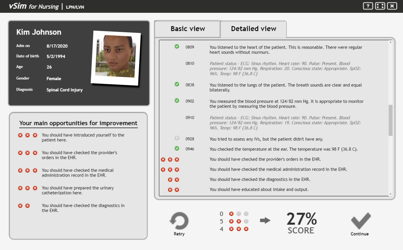 vSim® for Nursing LPN/LVN | Virtual Nursing Simulation | Laerdal Medical