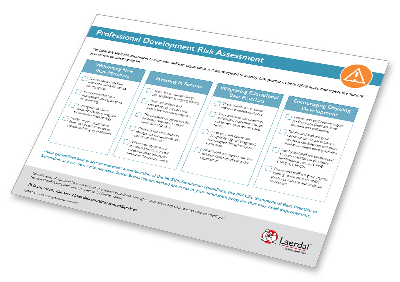 Professional Development Risk Assessment Laerdal Medical